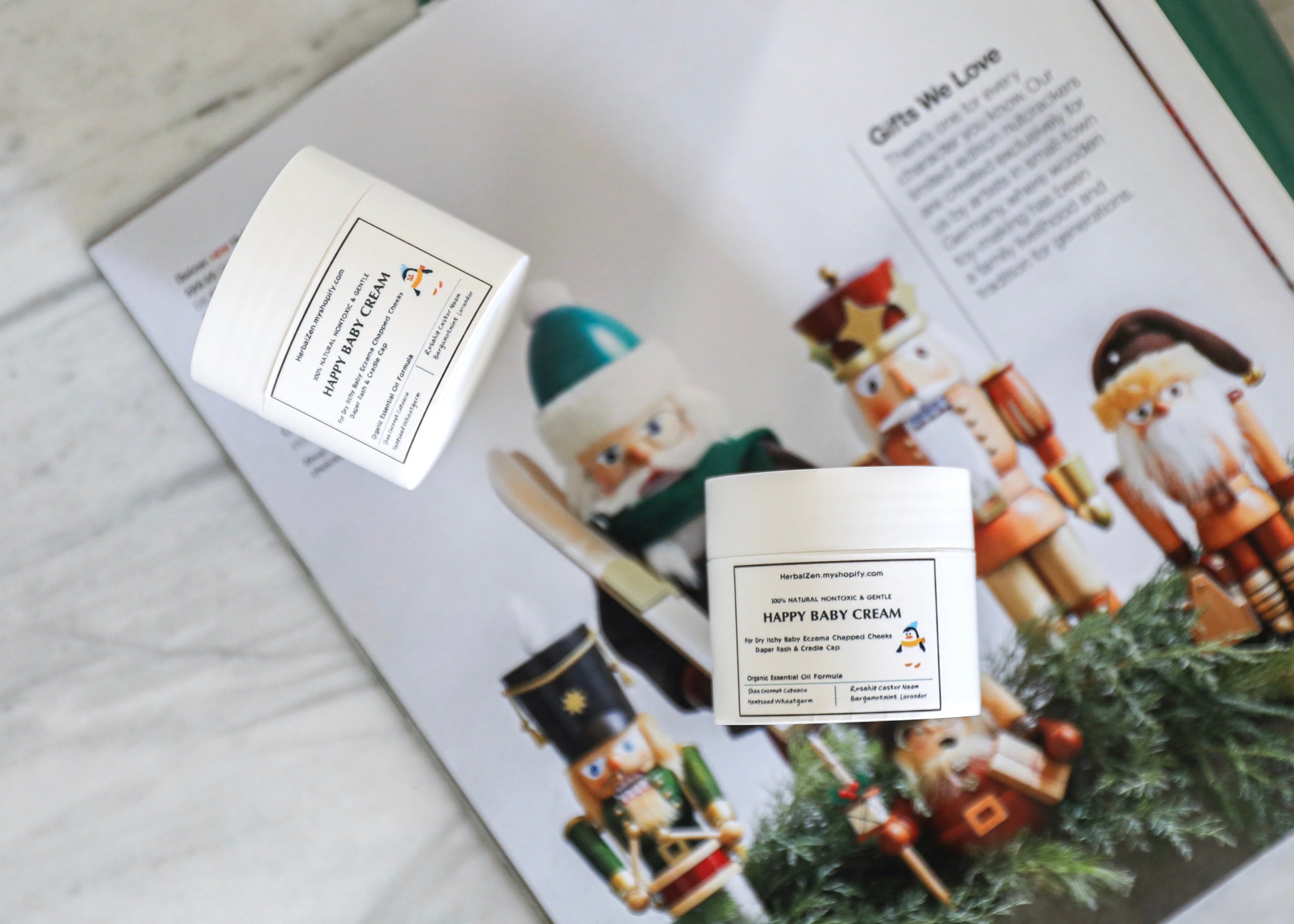 Happy Baby Cream for dry itchy skin diaper rash baby eczema chapped ...